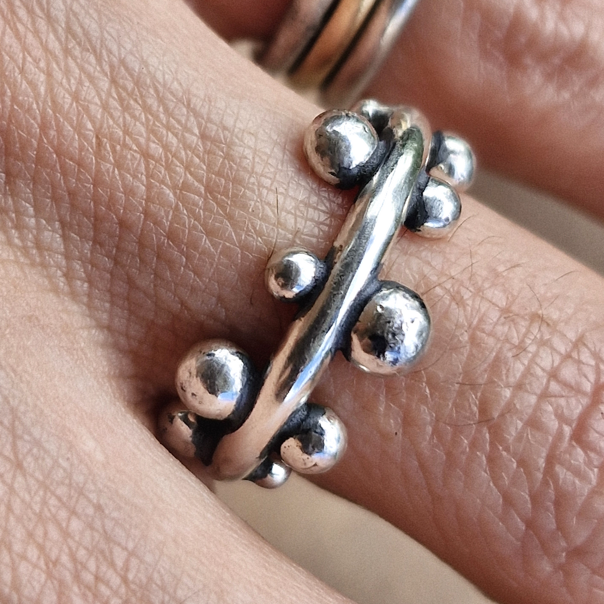 Double the dots Dotty Ring - Made to Order – Lost Stone AU